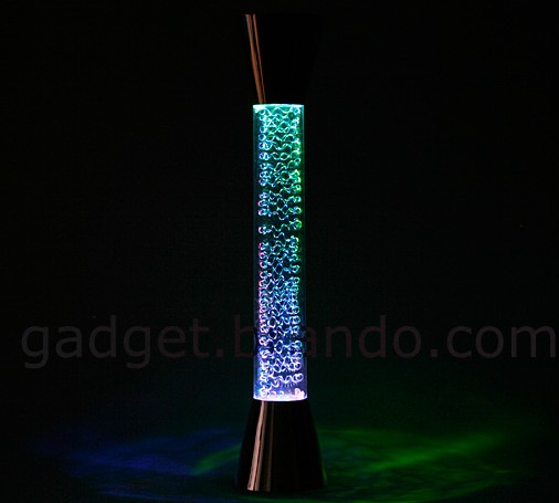 Fading LEDs Color Night Light Tube with Bling-Bling Wire