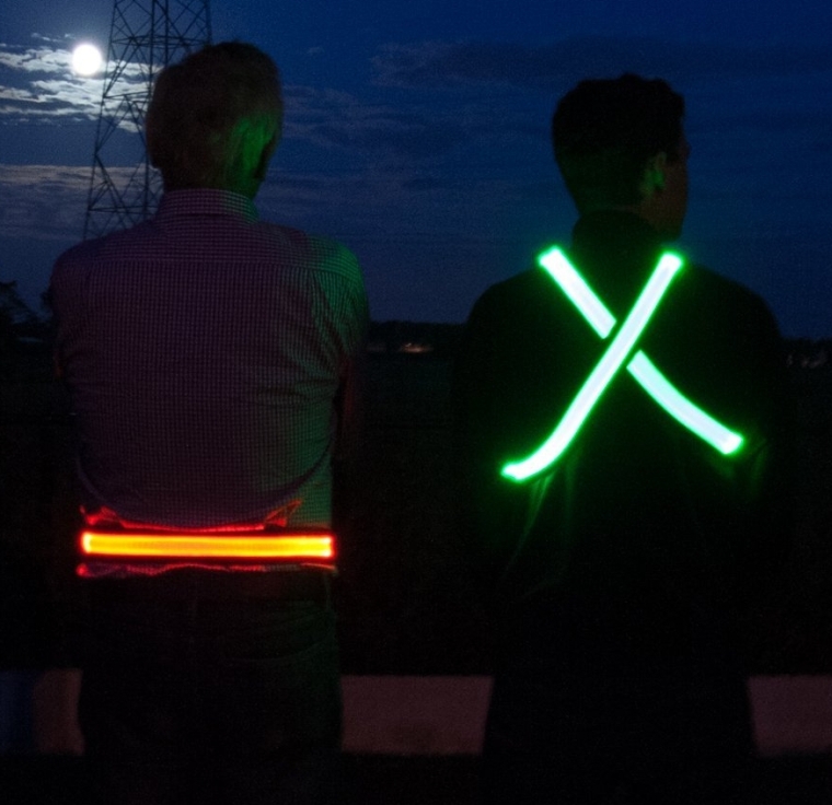 USB Rechargeable LED Reflective Belt – 7 Gadgets